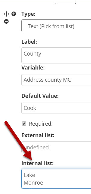 The Fields Section | A2J Author